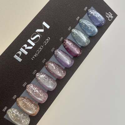 日本enoi闪耀猫眼胶反光亮片胶