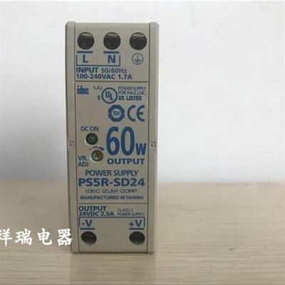 原装IDEC 开关电源 PS5R-SD24 60W DC24V 2.5A