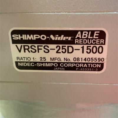 SHIMPO新宝减速机型号VRSFS-25D-1500/速比125配1500W电机