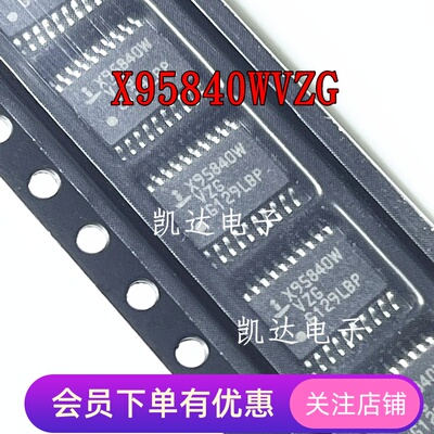 X95840 X95840WV20IZ-2.7 数字电位器 贴片TSSOP-20 全新进口芯片