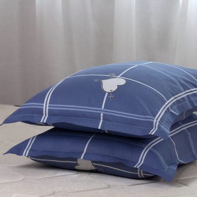 纯棉拉链枕头套100全棉一对大小尺寸成人单人儿童小枕套48cmx74cm