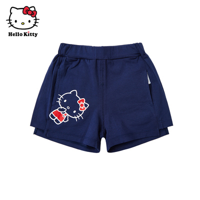 Hello Kitty女童夏款棉休闲短裤儿童休闲裤子
