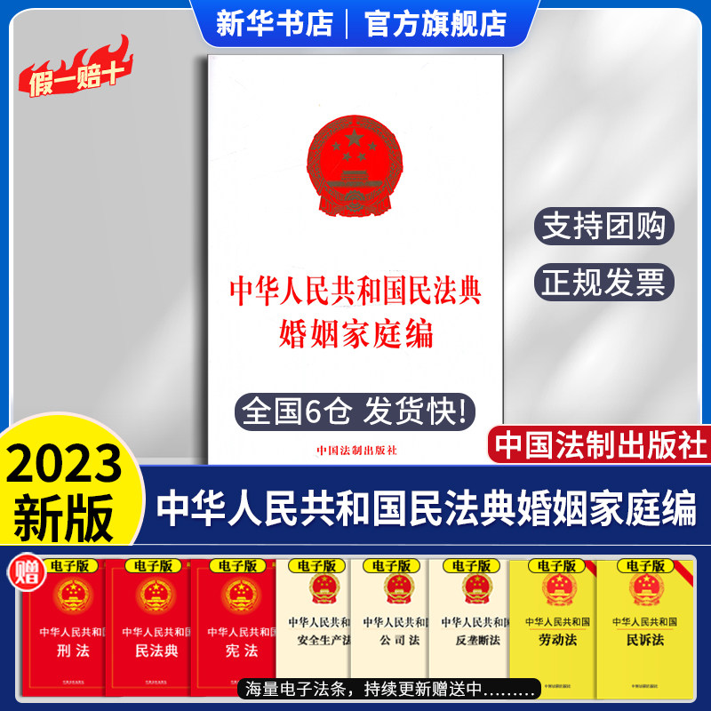 民法典2020年版 32开 中华人民共和国民法典婚姻家庭编 法制出版社  新修订中国民法典 法律法规汇编单行本法条法律书籍
