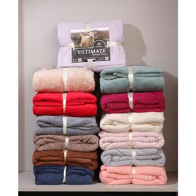 生哥家 捡漏！出口单！秋冬超实用居家办公加厚保暖毛毯休闲毯子