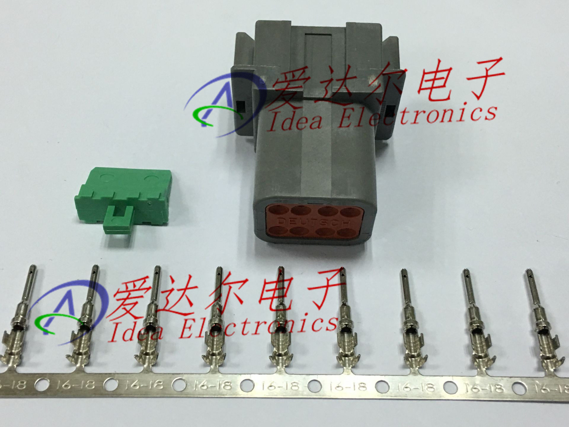 DT04-08P德驰/Deutsch 8P连接器外壳护套进口原装（整套）_虎窝淘