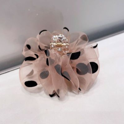 波点春夏韩国小号云朵抓夹女2