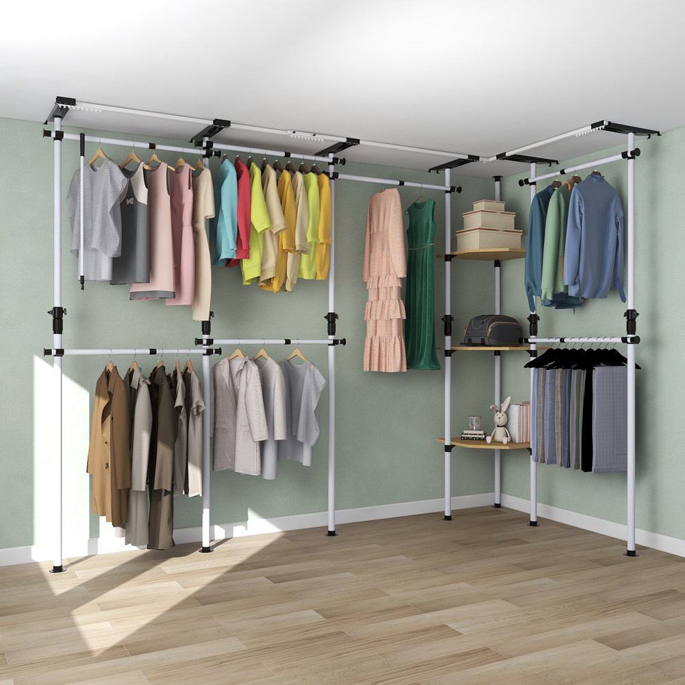 钢架式衣柜,不锈钢衣柜架图片大全(第2页)_大山谷图库