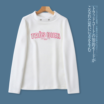 II9452外贸欧美单女生卫衣春季新款圆领套头字母设计宽松大码上衣