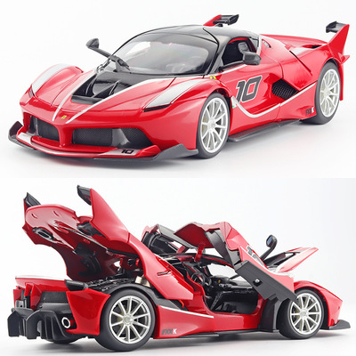正品比美高1:18法拉利拉法FXXK精装版仿真合金汽车模型摆件模型车