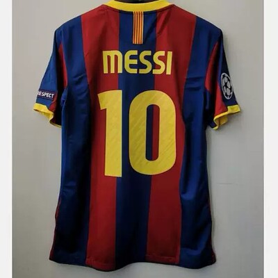 10-11 Messi Barcelona Jersey Vintage Soccer Jersey