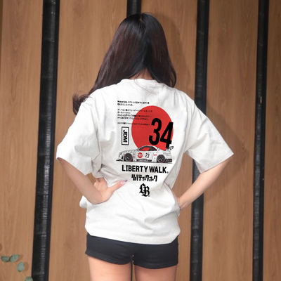 LIBERTYWALK改装车美式短袖T恤