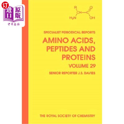 海外直订Amino Acids, Peptides and Proteins: Volume 29 氨基酸、肽和蛋白质：第29卷