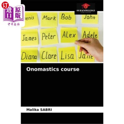 海外直订Onomastics course 专有名词学课程