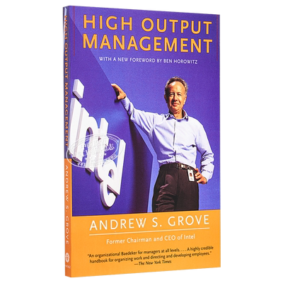 格鲁夫给经理人的第一课 英特尔创始人自述 豆瓣阅读 英文原版 High Output Management Andrew S Grove【中商原版】