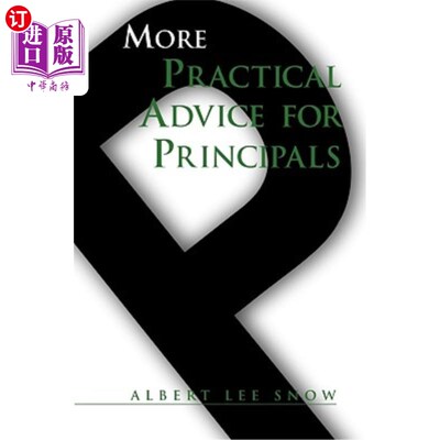 海外直订More Practical Advice for Principals 为校长提供更实用的建议