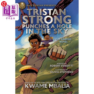 海外直订Rick Riordan Presents: Tristan Strong Punches a Hole in the Sky, the Graphic Nov 瑞克·赖尔登展示了漫画小说