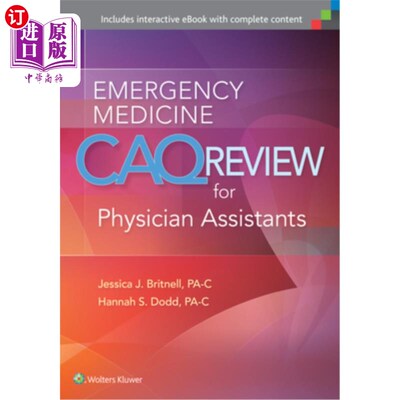海外直订医药图书Emergency Medicine Caq Review for Physician Assistants 急诊医学医师助理评审