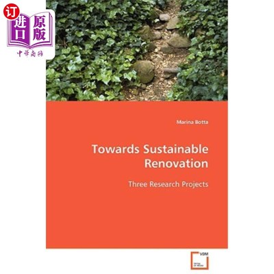 海外直订Towards Sustainable Renovation 走向可持续更新