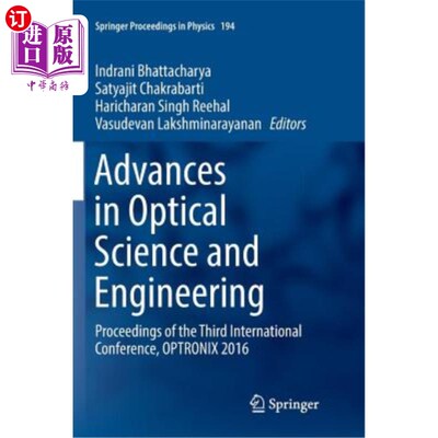 海外直订Advances in Optical Science and Engineering: Proceedings of the Third Internatio