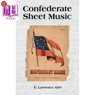 海外直订Confederate Sheet Music 联邦乐谱