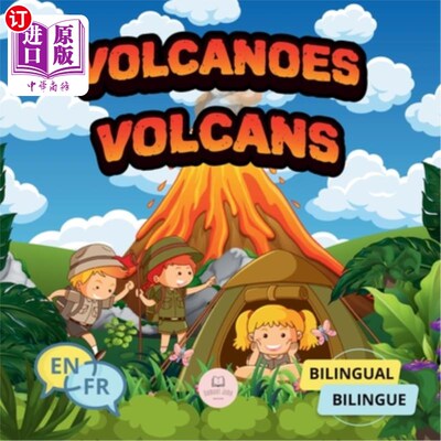 海外直订Volcanoes for Bilingual Kids│Volcans pour enfants bilingues: Children's sc 双语儿童的火山│给双语儿童
