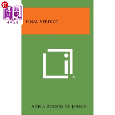 海外直订Final Verdict 最终裁决