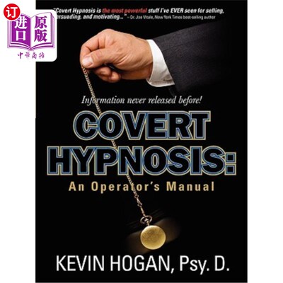 海外直订Covert Hypnosis: An Operator's Manual 隐蔽催眠：操作员手册