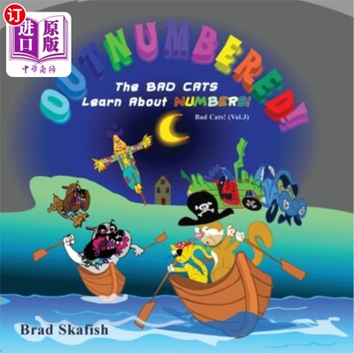 海外直订OUTNUMBERED! The Bad Cats Learn About Numbers 寡不敌众！坏猫学数字