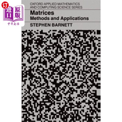 海外直订Matrices ' Methods and Applications' 矩阵的方法与应用
