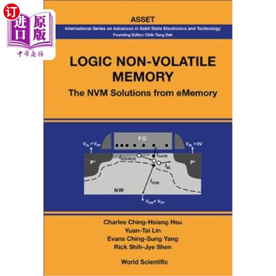 海外直订Logic Non-Volatile Memory: The Nvm Solutions for Ememory 逻辑非易失性内存:内存的Nvm解决方案