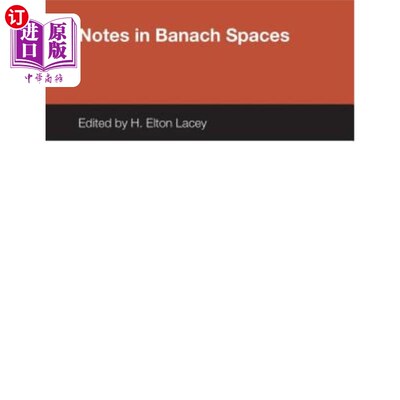 海外直订Notes in Banach Spaces Banach空间中的注记