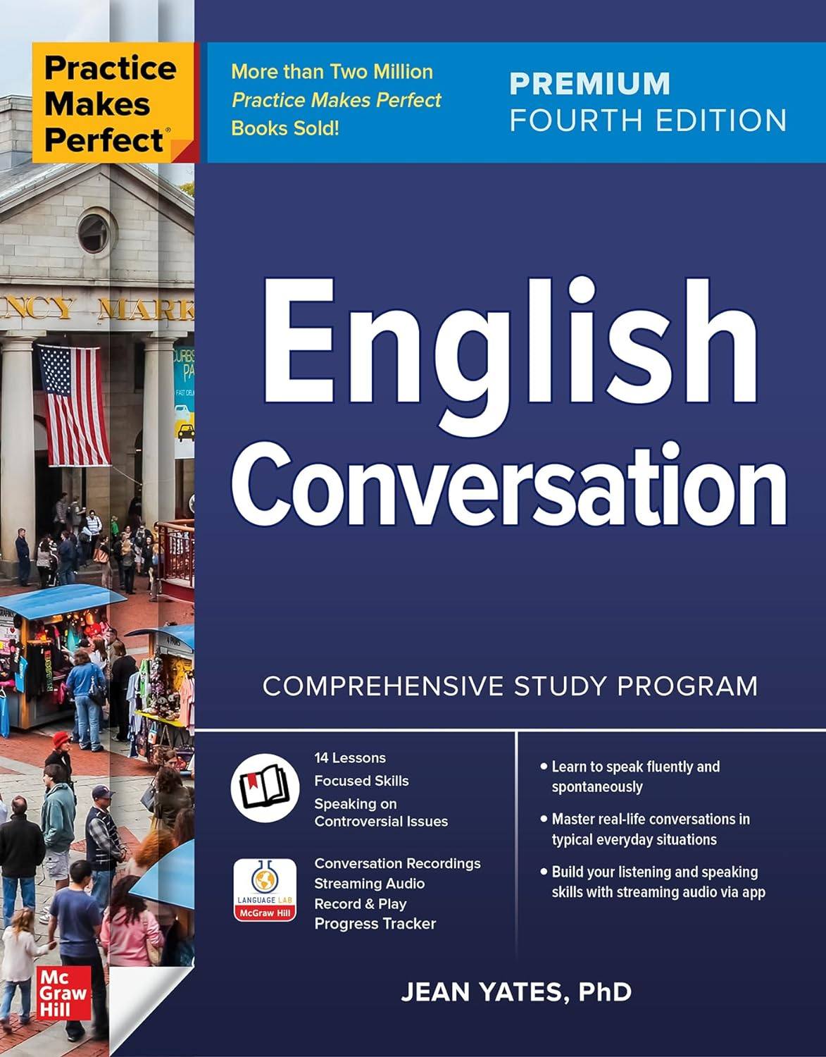 预售【2024年新版】熟能生巧英语对话英文原版第四版 Practice Makes Perfect English Conversation Premium Fourth Edition_虎窝淘
