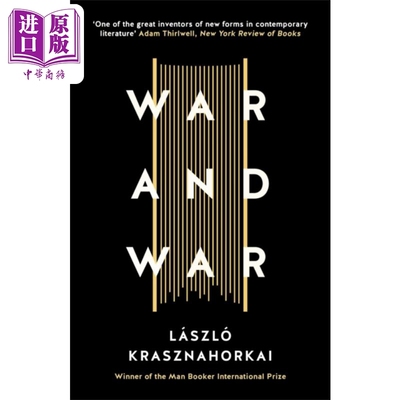 2025年诺贝尔文学奖 战争&战争 英文原版 War & War László Krasznahorkai 克拉斯诺霍尔卡伊·拉斯洛 布克奖得主