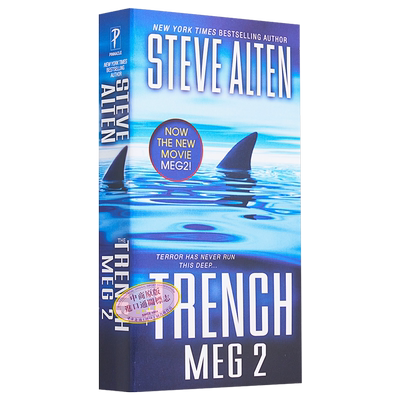 现货 巨齿鲨2 深渊 吴京主演电影同名小说 英文原版 Steve Alten The Trench【中商原版】