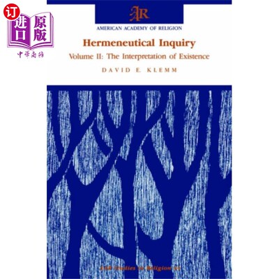 海外直订Hermeneutical Inquiry: Volume 2: The Interpretat... 诠释学探究:第2卷:存在的解释