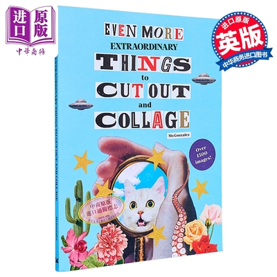 更多与众不同创意拼贴书 Even More Extraordinary Things to Cut Out and Collage 英文原版 Paula Gonzalez 【中商原版】