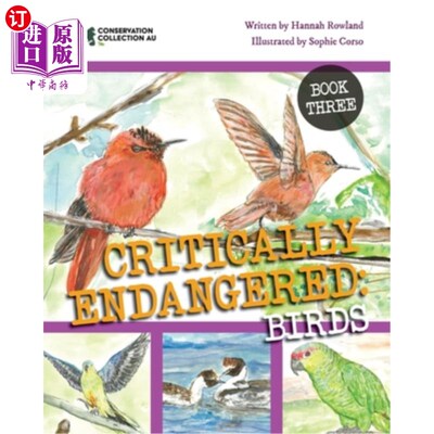 海外直订Conservation Collection AU - Critically Endangered: Birds 保护收藏AU -极度濒危:鸟类