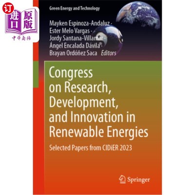 海外直订Congress on Research, Development, and Innovation in Renewable Energies: Selecte Congress o