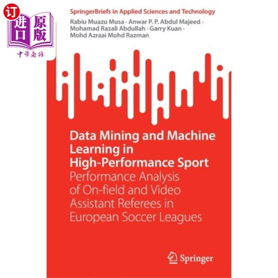 海外直订Data Mining and Machine Learning in High-Perform... 高性能运动中的数据挖掘和机器学习