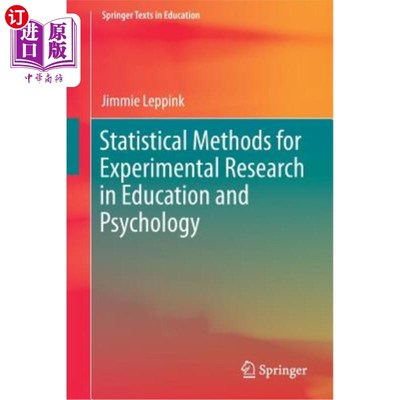 海外直订Statistical Methods for Experimental Research in Education and Psychology 教育心理学实验研究的统计方法