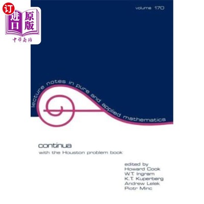 海外直订Continua: With the Houston Problem Book Continua：休斯顿问题书