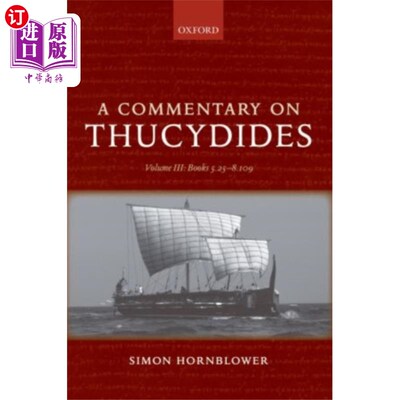 海外直订Commentary on Thucydides: Volume III: Books 5.25... 修昔底德评论:第三卷:第5.25-8.109卷