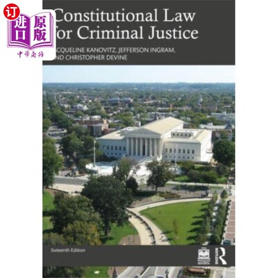 海外直订Constitutional Law for Criminal Justice 刑事司法宪法