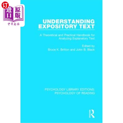 海外直订Understanding Expository Text: A Theoretical and Practical Handbook for Analyzin 理解解释性文本:分析解释性