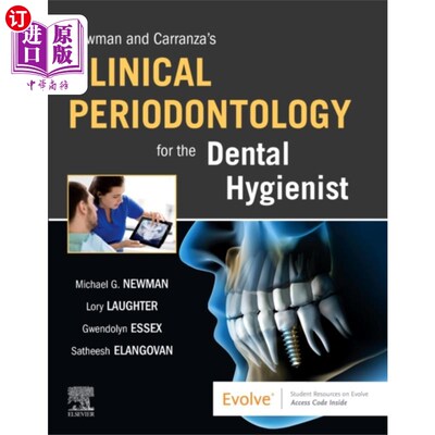 海外直订医药图书Newman and Carranza's Clinical Periodontology for the Dental Hygienist 纽曼和卡兰萨的临床牙周学为牙
