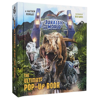 侏罗纪世界 立体书 英文原版 Jurassic World The Ultimate Pop-Up Book Matthew Reinhart【中商原版】