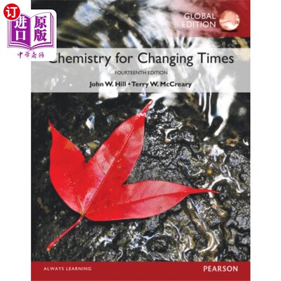 海外直订Chemistry Changing Times Chemistry, Global Editi... 化学变化时代化学，全球版+掌握化学与皮尔逊eText