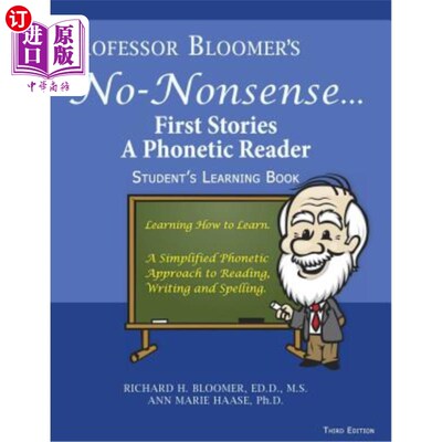 海外直订Professor Bloomer's No-Nonsense First Phonetic Reader: Student's Book 布卢默教授的第一本语音读取器：学生用