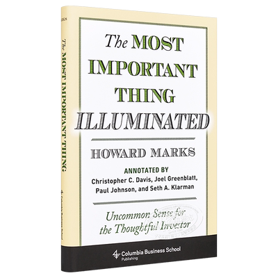 预售 投资重要的事 The Most Important Thing Illuminated 英文原版 Howard Marks【中商原版】