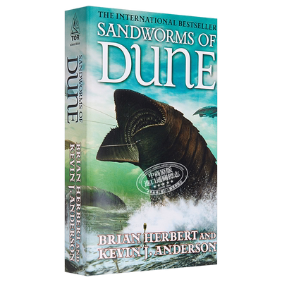 沙丘周边书 沙丘后传沙丘续集2 沙丘的沙虫美版 英文原版 Sandworms of Dune Brian Herbert 可搭沙丘六部曲沙丘小说沙丘英文原版